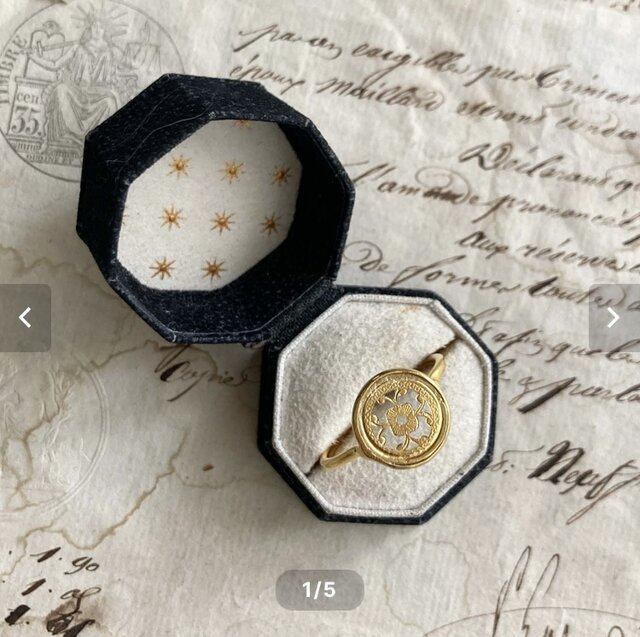 thewa ring clear circle 18.5 | iichi 日々の暮らしを心地よくするハンドメイドやアンティークのマーケットプレイス