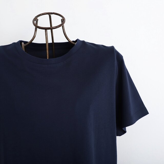 シーズンレスで活躍する ビックシルエットT ネイビー 0164NV | iichi 日々の暮らしを心地よくするハンドメイドやアンティークのマーケットプレイス