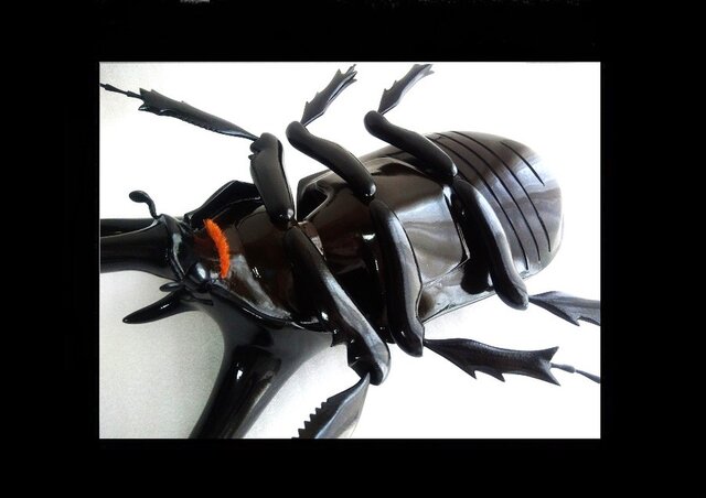 コーカサスオオカブト MEGA・BIG リアルフィギュア | iichi 日々の暮らしを心地よくするハンドメイドやアンティークのマーケットプレイス