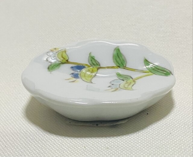 箸置き hanacoromo オリジナル型 つゆ草 | iichi 日々の暮らしを心地よくするハンドメイドやアンティークのマーケットプレイス