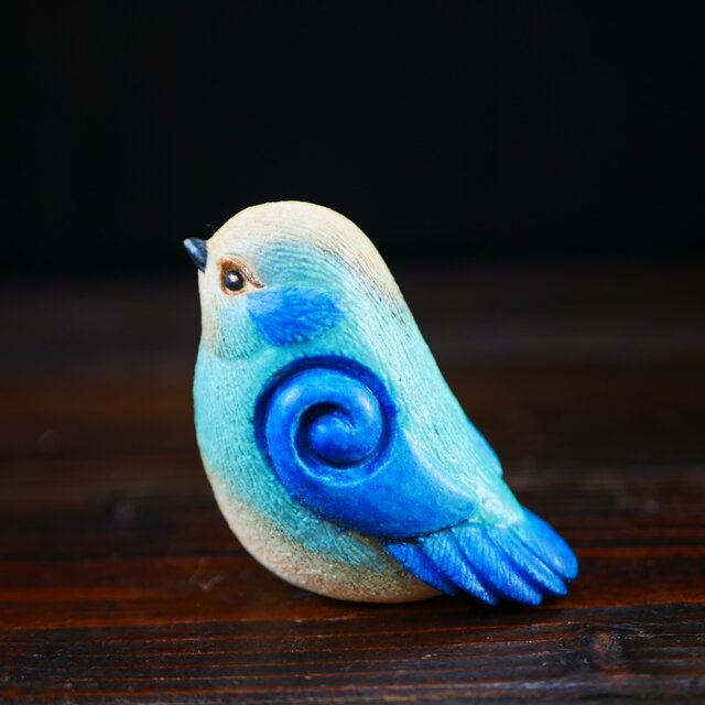小さな青色のことり no.43 | iichi 日々の暮らしを心地よくするハンドメイドやアンティークのマーケットプレイス