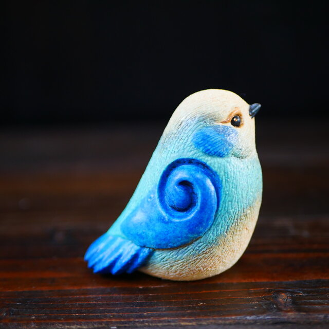 小さな青色のことり no.43 | iichi 日々の暮らしを心地よくするハンドメイドやアンティークのマーケットプレイス