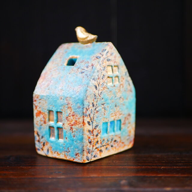 小鳥と青色のおうち no.15 | iichi 日々の暮らしを心地よくするハンドメイドやアンティークのマーケットプレイス