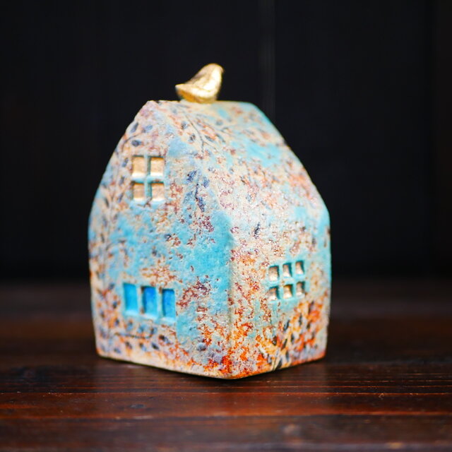 小鳥と青色のおうち no.15 | iichi 日々の暮らしを心地よくするハンドメイドやアンティークのマーケットプレイス