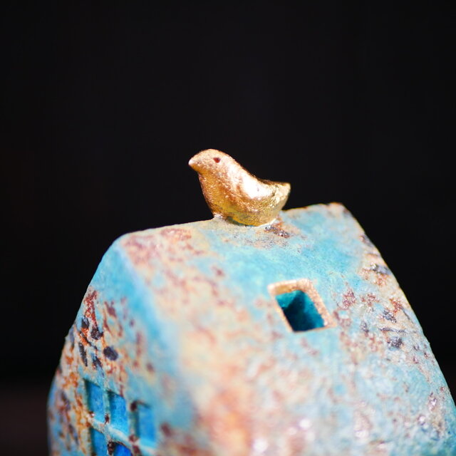 小鳥と青色のおうち no.15 | iichi 日々の暮らしを心地よくするハンドメイドやアンティークのマーケットプレイス