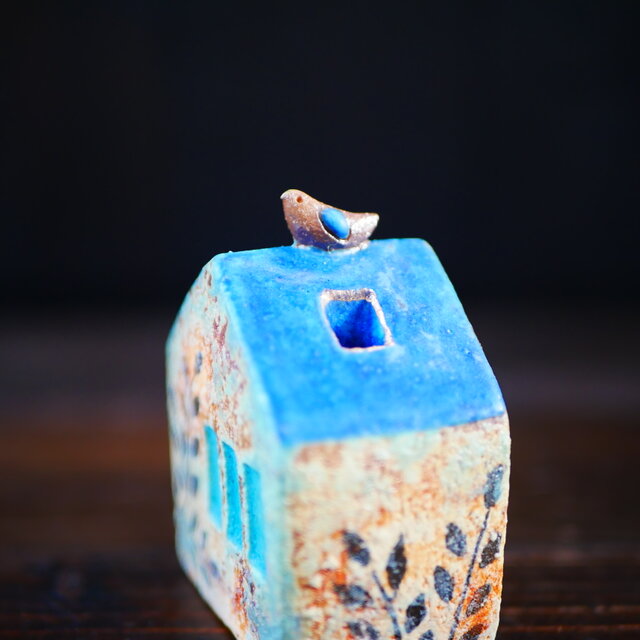 小鳥と青色のおうち no.20 | iichi 日々の暮らしを心地よくするハンドメイドやアンティークのマーケットプレイス