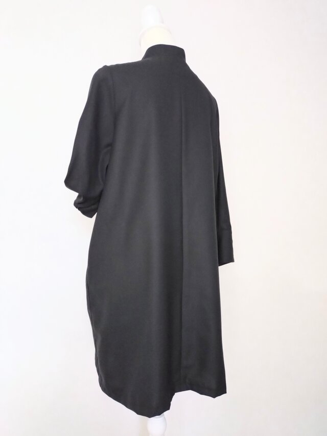 個性的、カッコいいチュニックワンピ。黒。BPO−200 | iichi 日々の暮らしを心地よくするハンドメイドやアンティークのマーケットプレイス