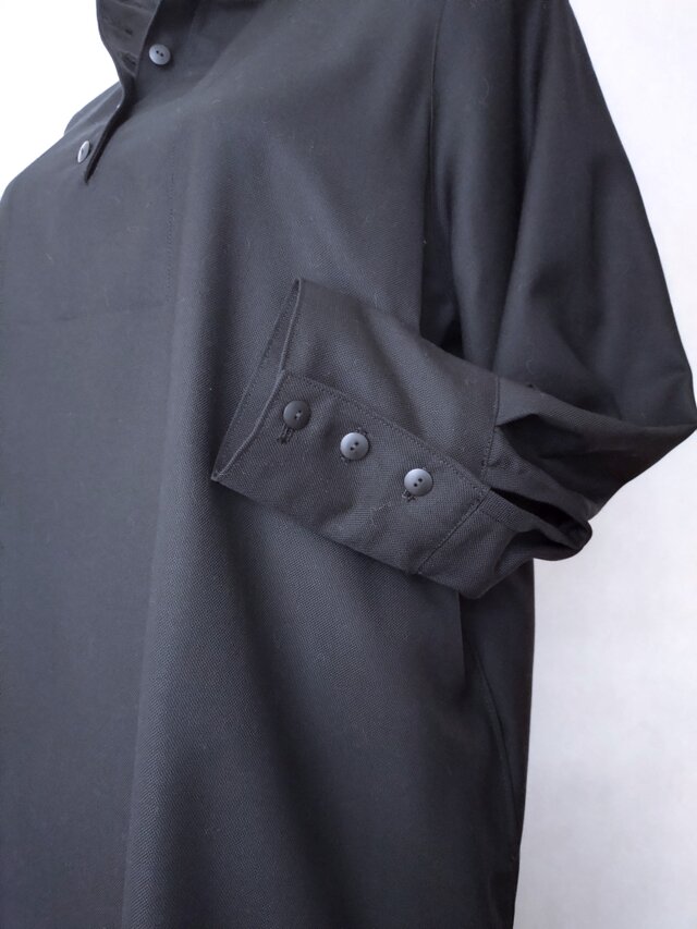 個性的、カッコいいチュニックワンピ。黒。BPO−200 | iichi 日々の暮らしを心地よくするハンドメイドやアンティークのマーケットプレイス