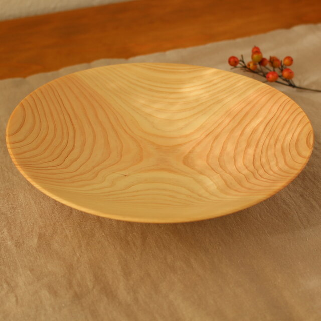 ヒノキプレート②（やや深）〈ガラスコーティング〉【1098】 | iichi 日々の暮らしを心地よくするハンドメイドやアンティークのマーケットプレイス