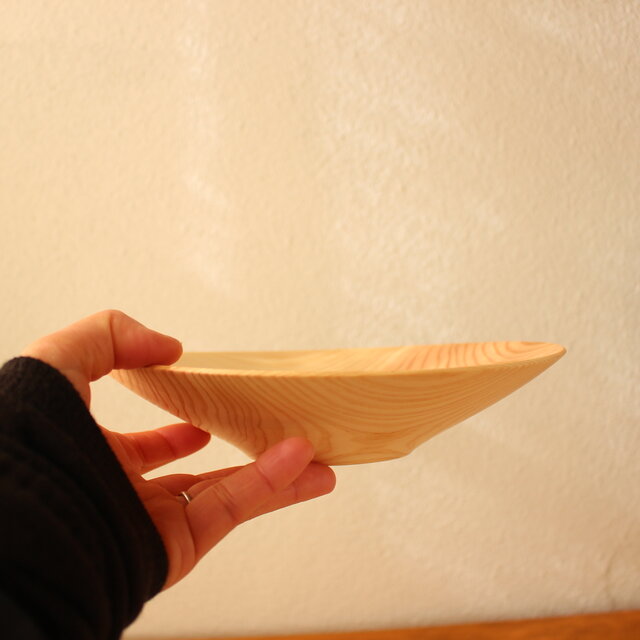 ヒノキプレート②（やや深）〈ガラスコーティング〉【1098】 | iichi 日々の暮らしを心地よくするハンドメイドやアンティークのマーケットプレイス