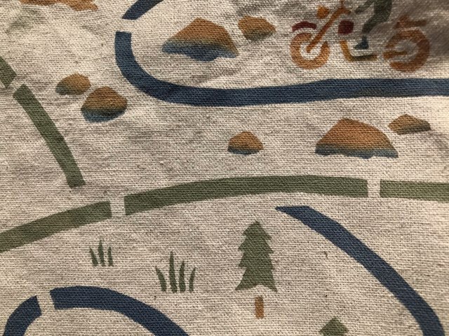 ベンガラ泥染・藍錠染バッグ ぐるぐる道 | iichi 日々の暮らしを心地よくするハンドメイドやアンティークのマーケットプレイス