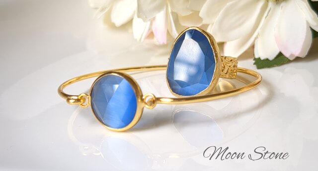 残り1SET★福袋★「タンザナイトムーンストーン」3点★世界でひとつ天然石セット | iichi 日々の暮らしを心地よくするハンドメイドやアンティークのマーケットプレイス