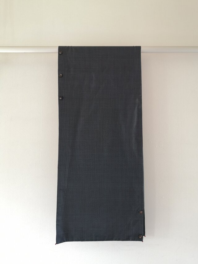 ストールフード大島紬（藍色亀甲絣）03401 | iichi 日々の暮らしを心地よくするハンドメイドやアンティークのマーケットプレイス