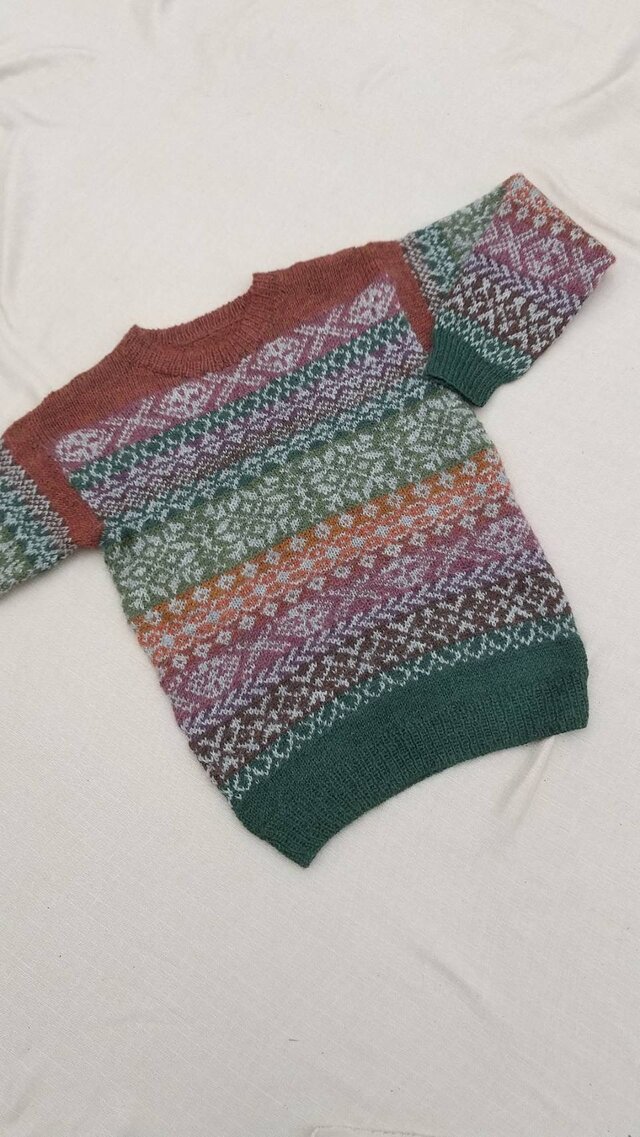 フェアアイルセーター10 | iichi 日々の暮らしを心地よくするハンドメイドやアンティークのマーケットプレイス