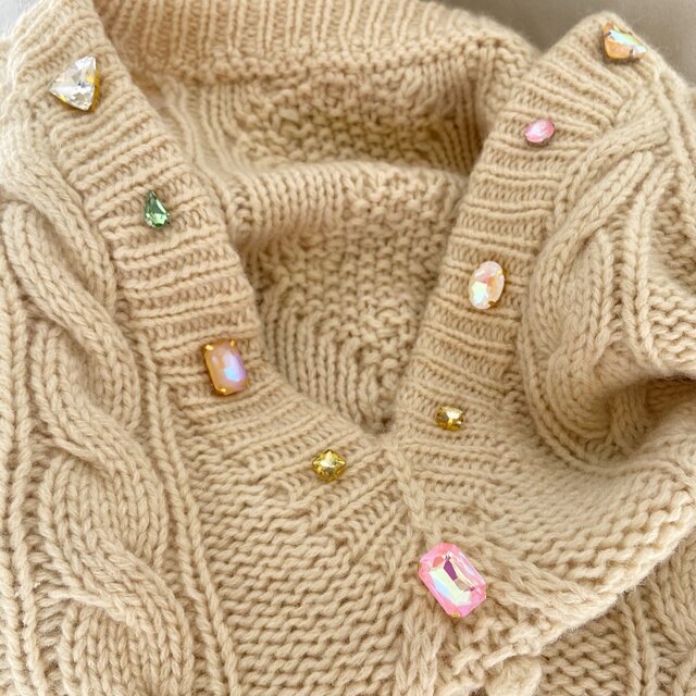 remake knit "f" | iichi 日々の暮らしを心地よくするハンドメイドやアンティークのマーケットプレイス