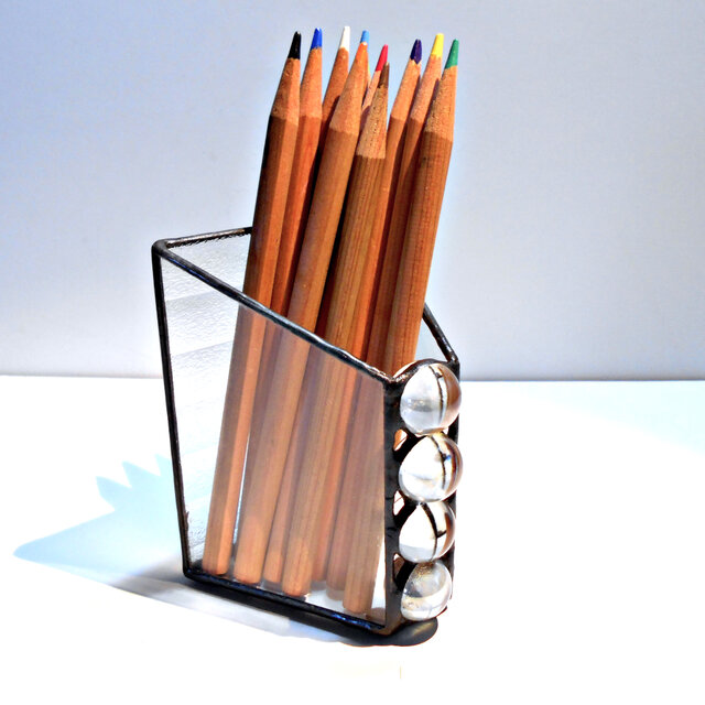 真珠貝がイメージの器（ステンドグラス）-3 | iichi 日々の暮らしを心地よくするハンドメイドやアンティークのマーケットプレイス