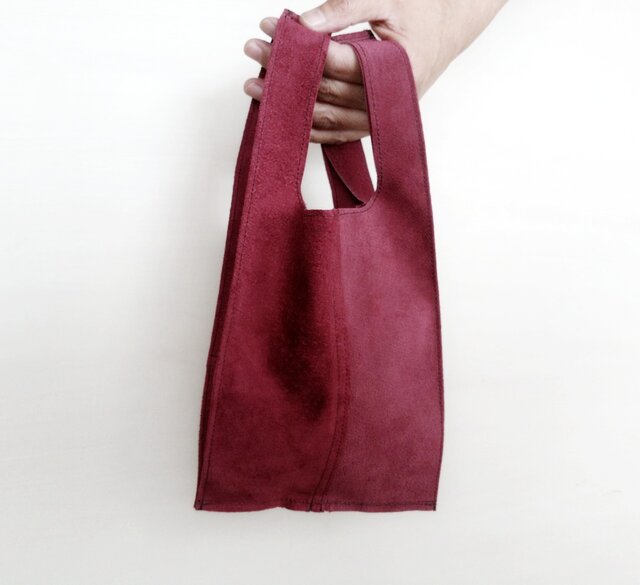 【送料無料 お試し価格】ガーラのような かわいすぎるエコバッグ 5p (S) ワイン | iichi 日々の暮らしを心地よくするハンドメイドやアンティークのマーケットプレイス