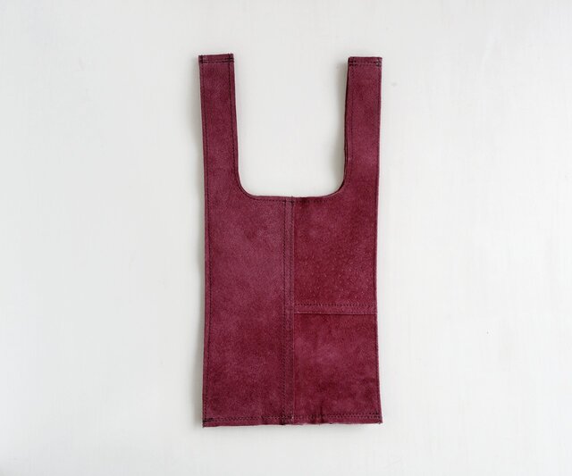 【送料無料 お試し価格】ガーラのような かわいすぎるエコバッグ 5p (S) ワイン | iichi 日々の暮らしを心地よくするハンドメイドやアンティークのマーケットプレイス