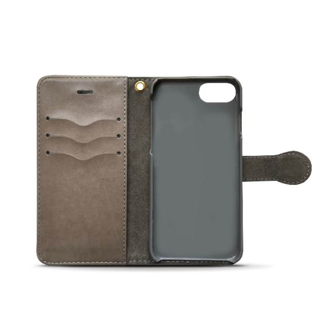 丙夜 - 和風 iPhone 帯有 手帳型ケース【iPhone全機種対応】 | iichi 日々の暮らしを心地よくするハンドメイドやアンティークのマーケットプレイス