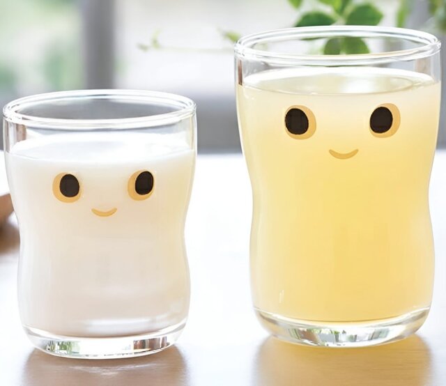 アデリア つよいこグラスnico S&M セット | iichi 日々の暮らしを心地よくするハンドメイドやアンティークのマーケットプレイス