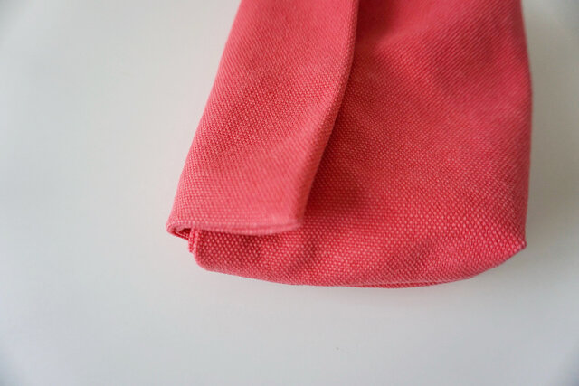 きちんとポーチ S / rose | iichi 日々の暮らしを心地よくするハンドメイドやアンティークのマーケットプレイス