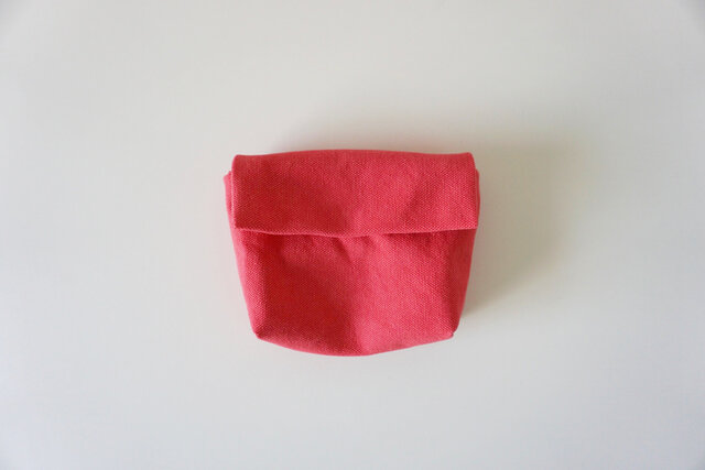 きちんとポーチ S / rose | iichi 日々の暮らしを心地よくするハンドメイドやアンティークのマーケットプレイス