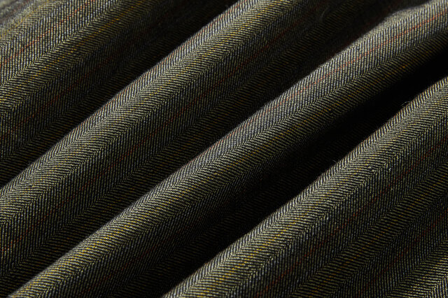 「着回し上手」お洒落なノースリーブワンピース ヘリンボーン織り生地 コットンリネン 24A02-3 | iichi 日々の暮らしを心地よくするハンドメイドやアンティークのマーケットプレイス