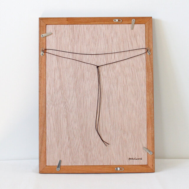 Pressed flower フレーム〜押し花アート〜A4 Cherry | iichi 日々の暮らしを心地よくするハンドメイドやアンティークのマーケットプレイス