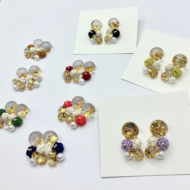 イヤリングorピアス★0048 | iichi 日々の暮らしを心地よくするハンドメイドやアンティークのマーケットプレイス