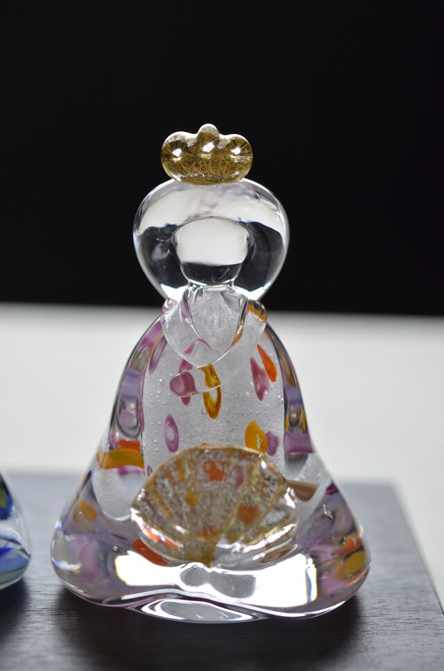 ガラスのお雛様ー4 | iichi 日々の暮らしを心地よくするハンドメイドやアンティークのマーケットプレイス