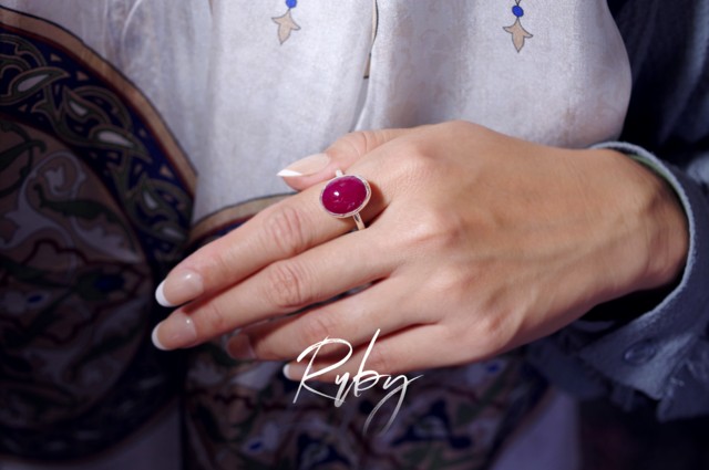 New ☆ 新作 ☆『チェリールビー』☆の世界でひとつの天然石リングsilver925 | iichi 日々の暮らしを心地よくするハンドメイドやアンティークのマーケットプレイス