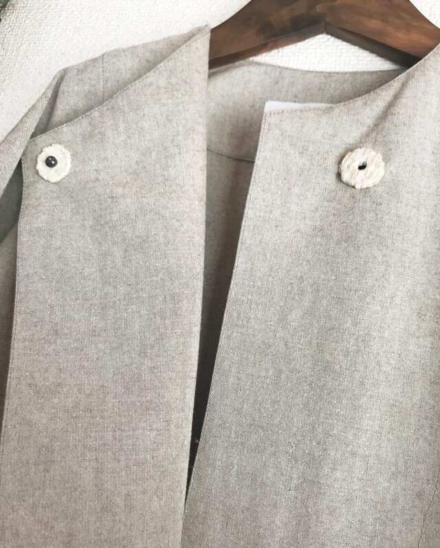 【SALE】綿ウールバフクロス HAORI light brown | iichi 日々の暮らしを心地よくするハンドメイドやアンティークのマーケットプレイス