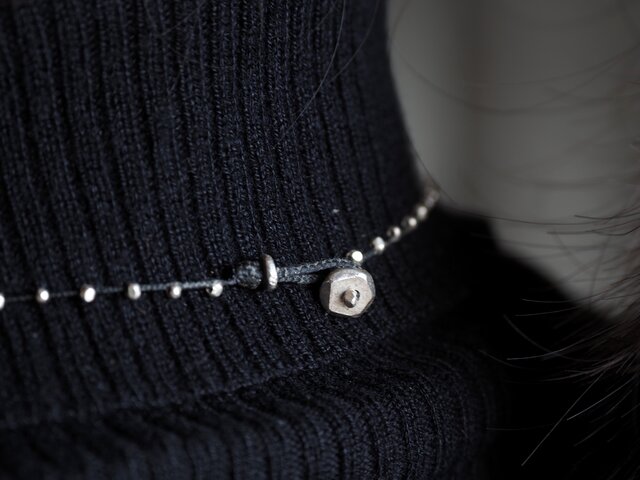 -Karensilver- braid necklace | iichi 日々の暮らしを心地よくするハンドメイドやアンティークのマーケットプレイス
