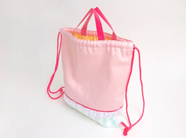 【3点セット】カラフル 入園入学セット ピンク Kids | iichi 日々の暮らしを心地よくするハンドメイドやアンティークのマーケットプレイス