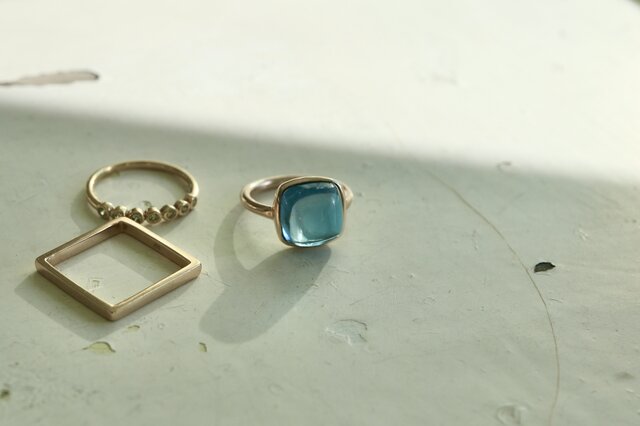 K10[London blue topazの石言葉]ring | iichi 日々の暮らしを心地よくするハンドメイドやアンティークのマーケットプレイス