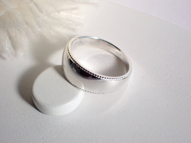 ミルグレイン シルバーリング 005 | iichi 日々の暮らしを心地よくするハンドメイドやアンティークのマーケットプレイス