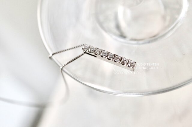 Pt diamond ネックレス | iichi 日々の暮らしを心地よくするハンドメイドやアンティークのマーケットプレイス