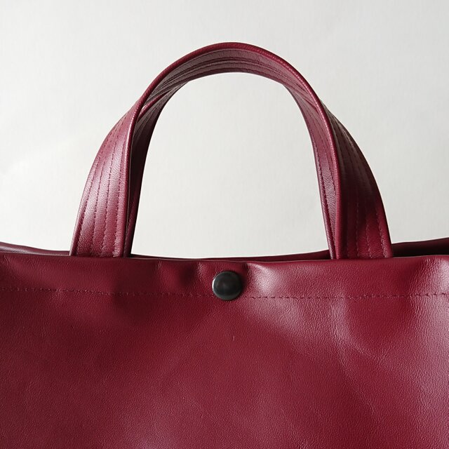 annco leather 2WAY tote L [wine] | iichi 日々の暮らしを心地よくするハンドメイドやアンティークのマーケットプレイス