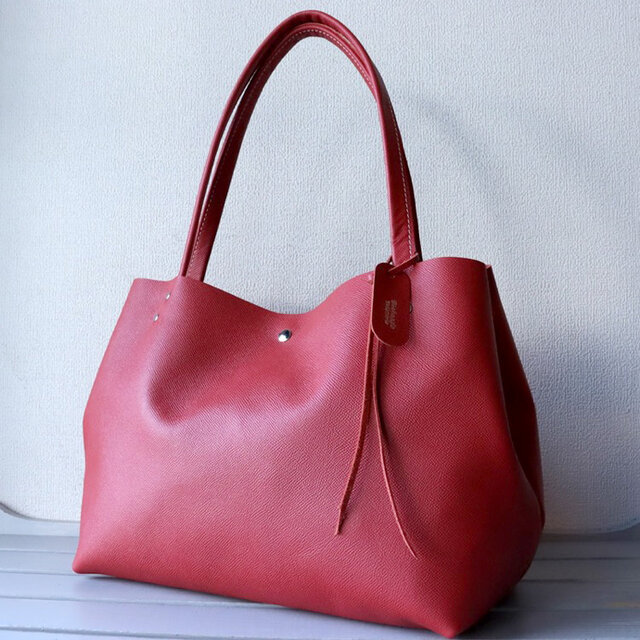 【期間限定】値下 軽量 型押し トート ボストン 肩掛け 兼用 革 ハンドメイド196 | iichi 日々の暮らしを心地よくするハンドメイドやアンティークのマーケットプレイス