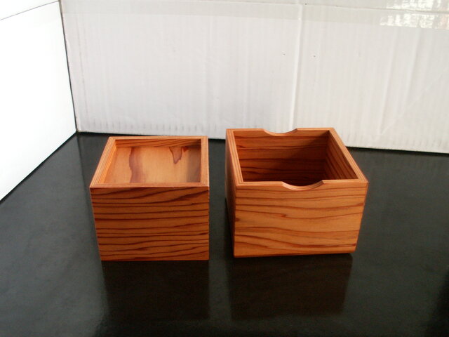 屋久杉、将棋 駒箱、小箱、小物入れ、茶碗箱 K253 | iichi 日々の暮らしを心地よくするハンドメイドやアンティークのマーケットプレイス