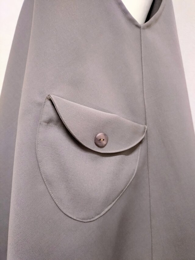 春を感じて、優しいフレアーチュニック。VF−214 | iichi 日々の暮らしを心地よくするハンドメイドやアンティークのマーケットプレイス