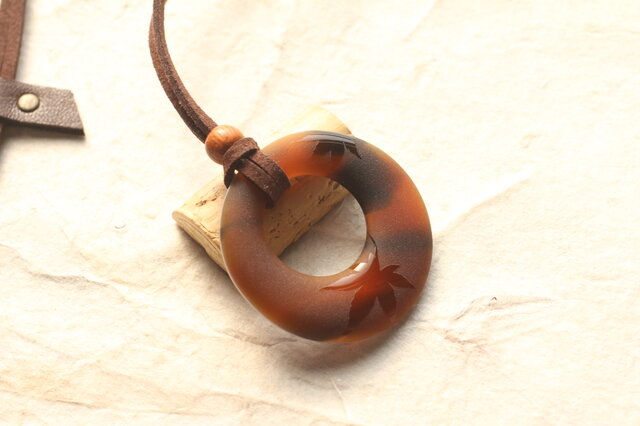 【再販】 和の装い リングペンダント "c" | iichi 日々の暮らしを心地よくするハンドメイドやアンティークのマーケットプレイス