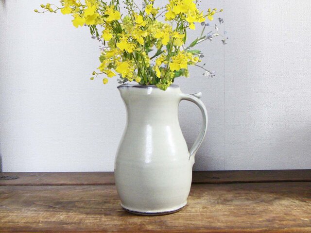 プレーンピッチャー（新蘭越）16㎝ | iichi 日々の暮らしを心地よくするハンドメイドやアンティークのマーケットプレイス