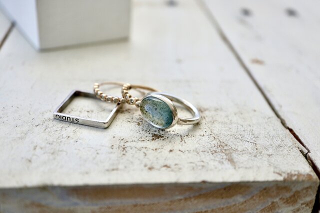 [人魚のmoss aquamarine]ring | iichi 日々の暮らしを心地よくするハンドメイドやアンティークのマーケットプレイス