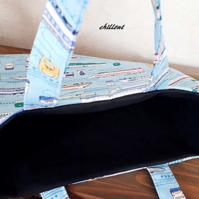 入園バッグ5点セット：トレイン：みずいろ【0523】 | iichi 日々の暮らしを心地よくするハンドメイドやアンティークのマーケットプレイス