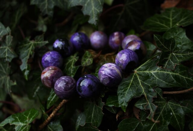 チャロアイト 16mm 癒し、病気を健康に変化させる石 | iichi 日々の暮らしを心地よくするハンドメイドやアンティークのマーケットプレイス