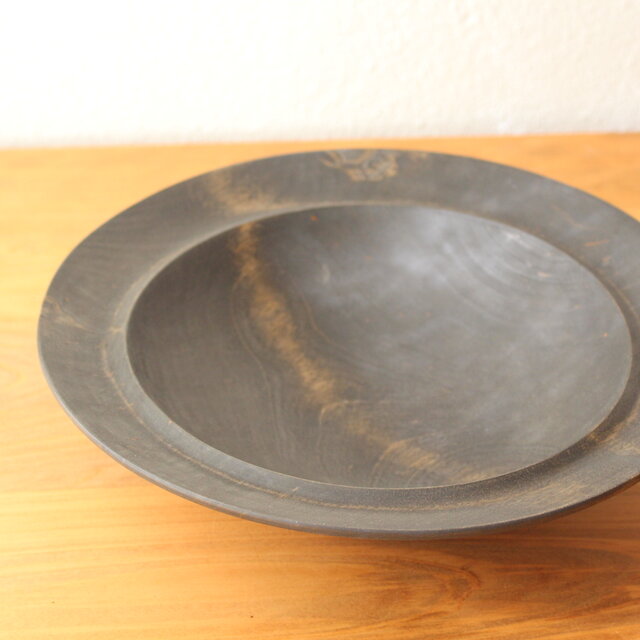 シラカバのリムボウル（黒）〈ガラスコーティング〉【1111】 | iichi 日々の暮らしを心地よくするハンドメイドやアンティークのマーケットプレイス