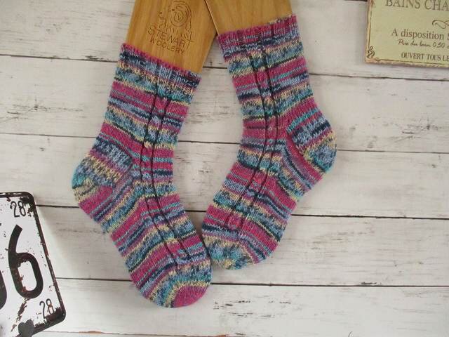 冷え取りソックス ショートタイプ Opal Holidays 11240 Anglerparadies | iichi 日々の暮らしを心地よくするハンドメイドやアンティークのマーケットプレイス