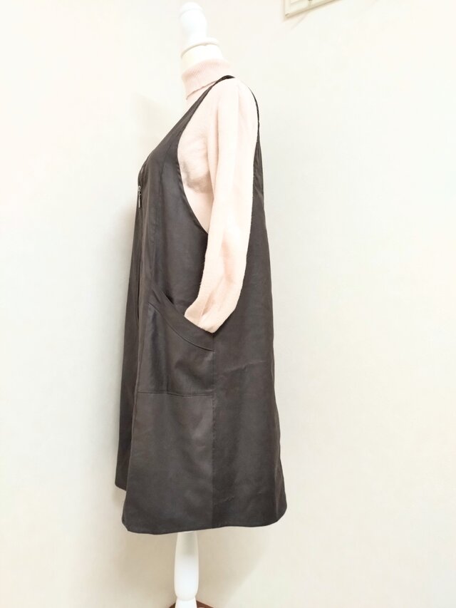 ワイルドなスラっとジャンパースカート。CPS−216 | iichi 日々の暮らしを心地よくするハンドメイドやアンティークのマーケットプレイス