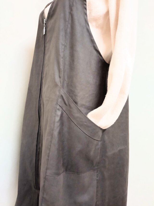 ワイルドなスラっとジャンパースカート。CPS−216 | iichi 日々の暮らしを心地よくするハンドメイドやアンティークのマーケットプレイス